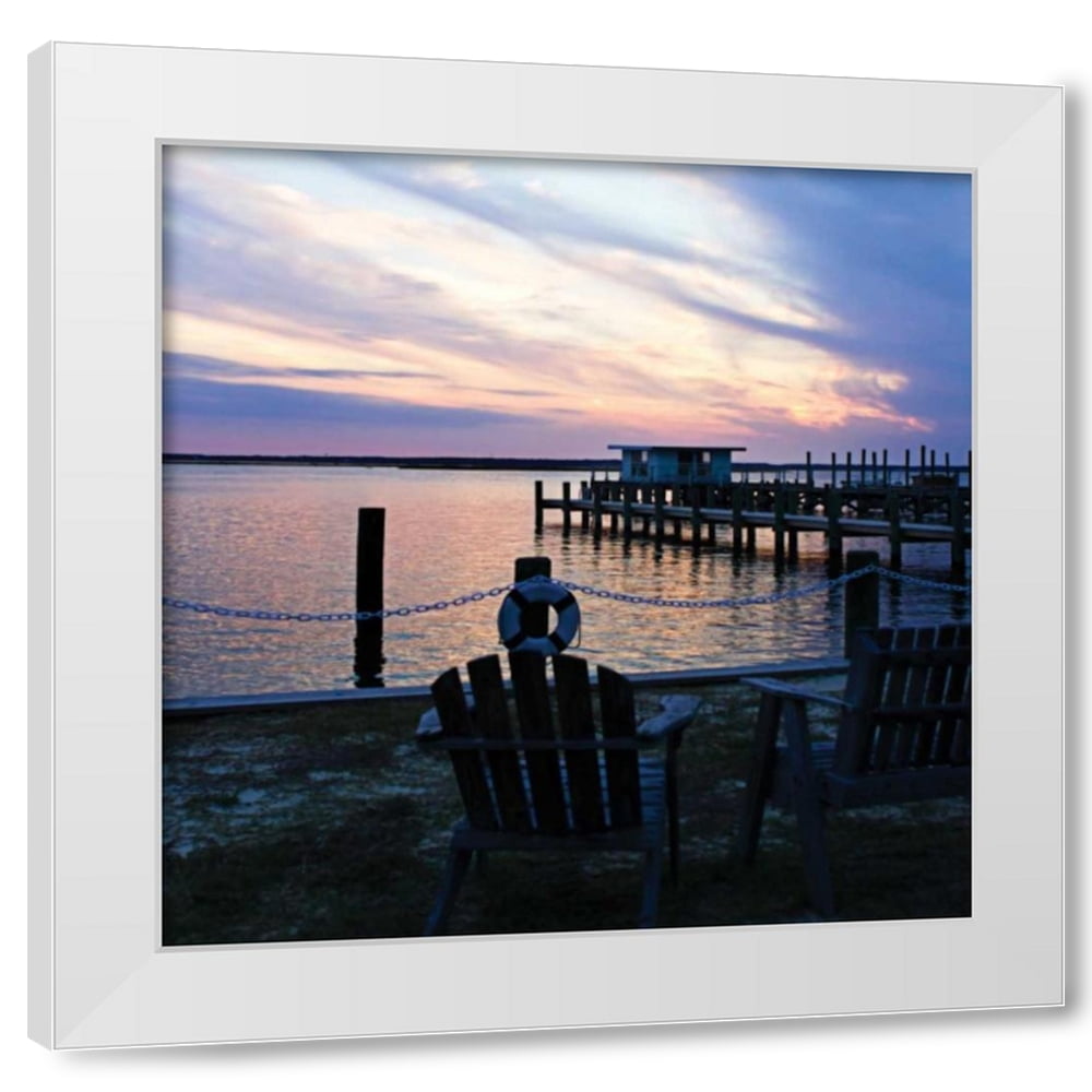 Alan Hausenflock 15x15 White Modern Wood Framed Wall Art Titled ...
