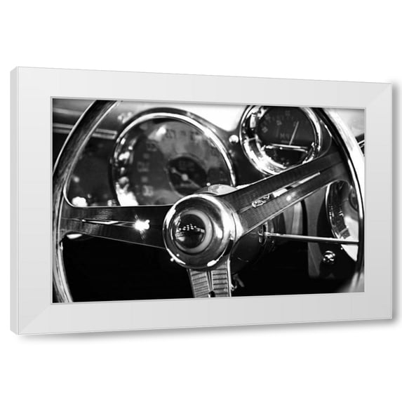 Alan Hausenflock 18x13 White Modern Wood Framed Wall Art Titled ...
