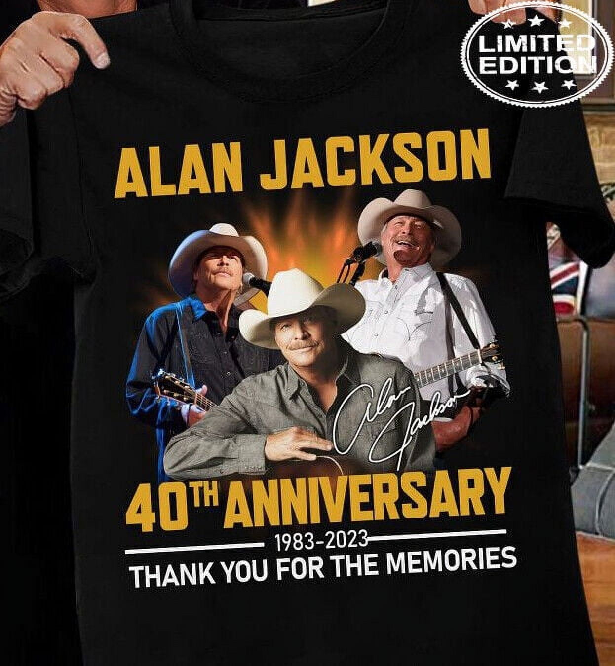 Alan Jackson 40th Anniversary 1983 – 2023 Thank You For The Music ...