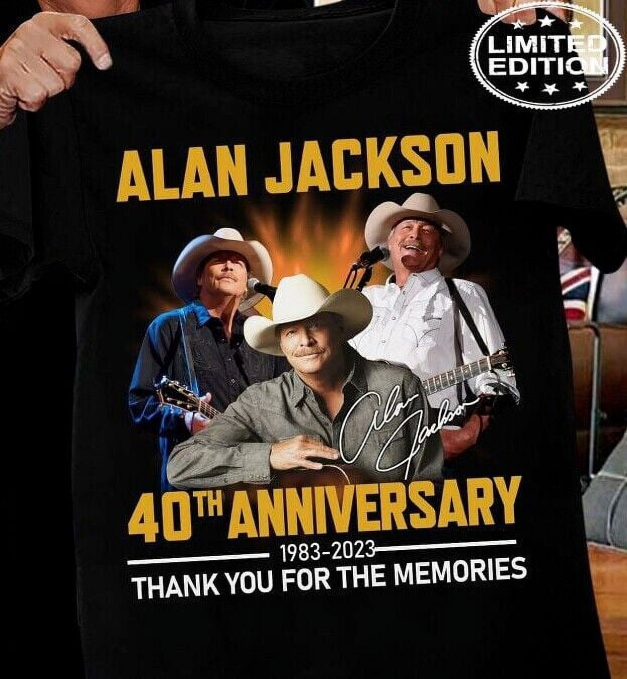Alan Jackson 40th Anniversary 1983 – 2023 Thank You For The Music T ...