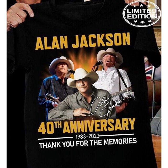 Alan Jackson 40th Anniversary 1983 – 2023 Thank You For The Music T ...