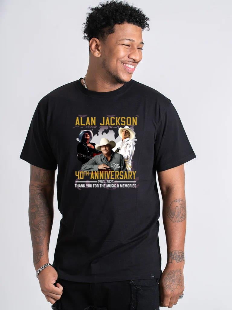 Alan Jackson 40th Anniversary T-SHIRT, for men & women, up to size 5XL ...