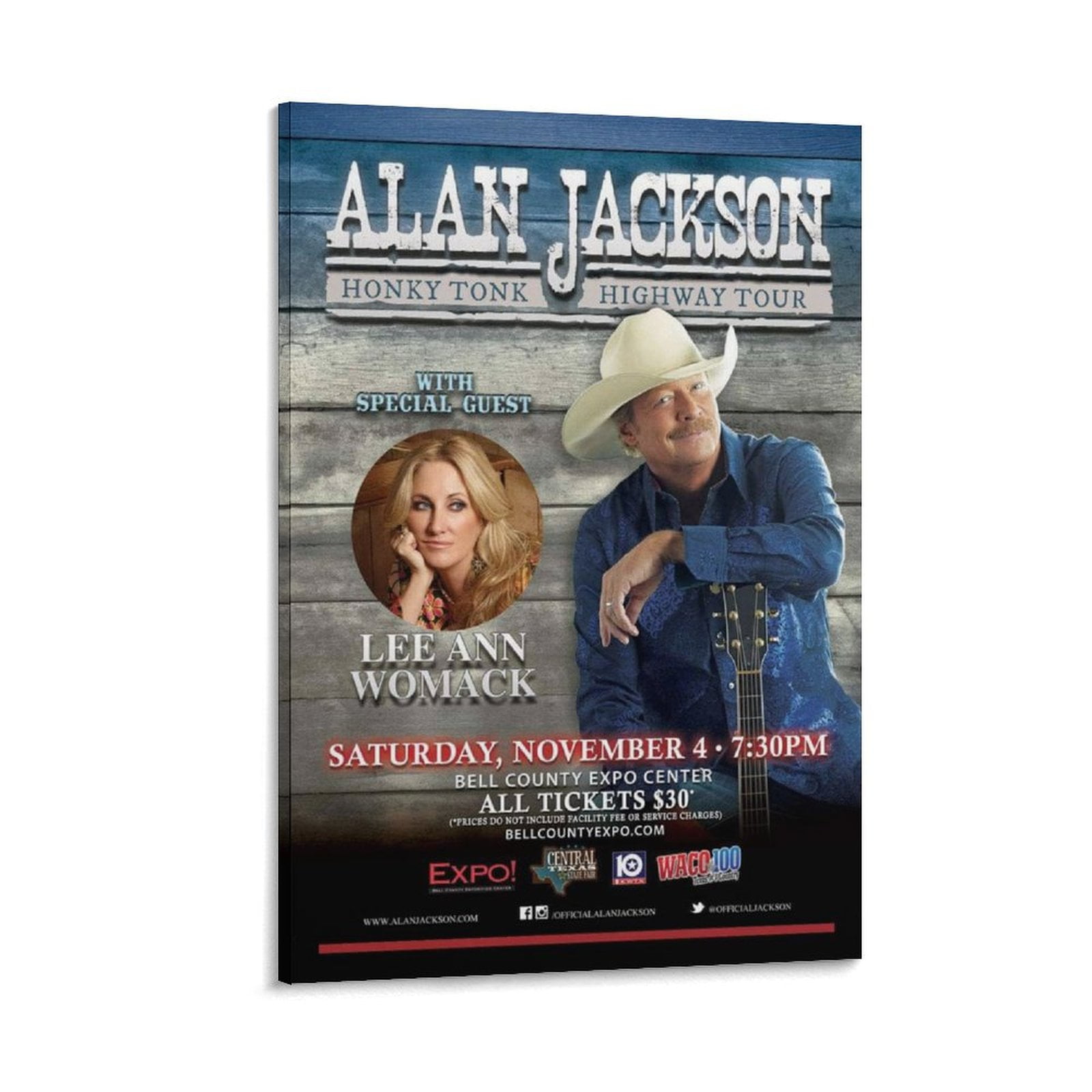 Alan Jackson Art Country Singer Poster (12) Artworks Picture Print ...