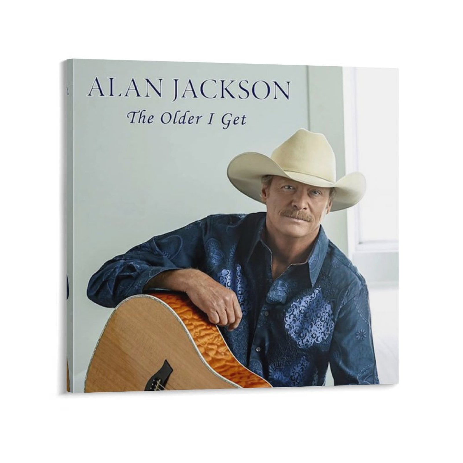 Alan Jackson Art Country Singer Poster (25) Canvas Poster Wall Art ...