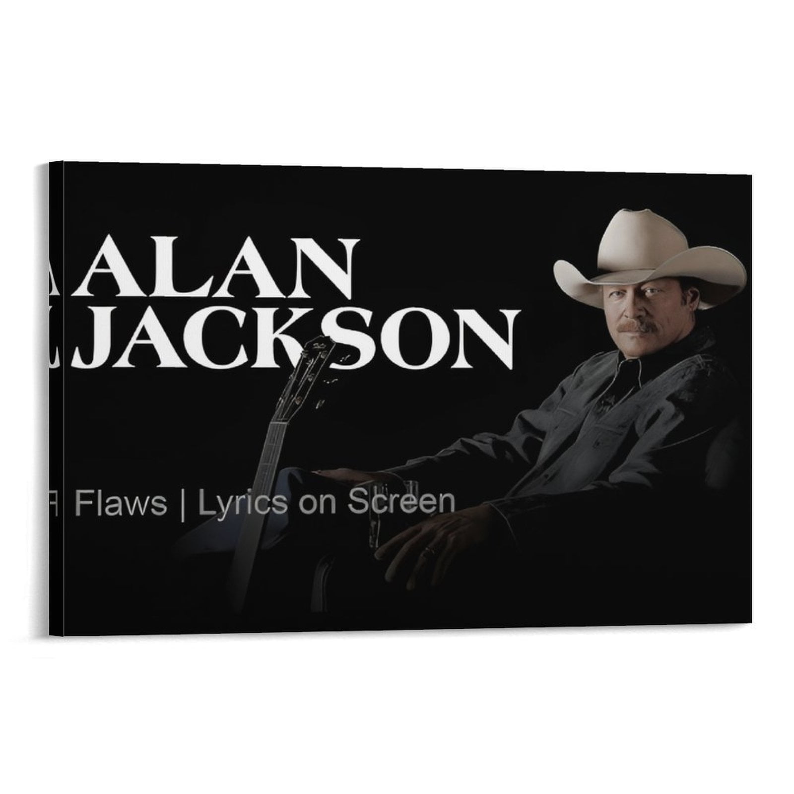 Alan Jackson Art Country Singer Poster (30) Posters Wall Art Painting ...