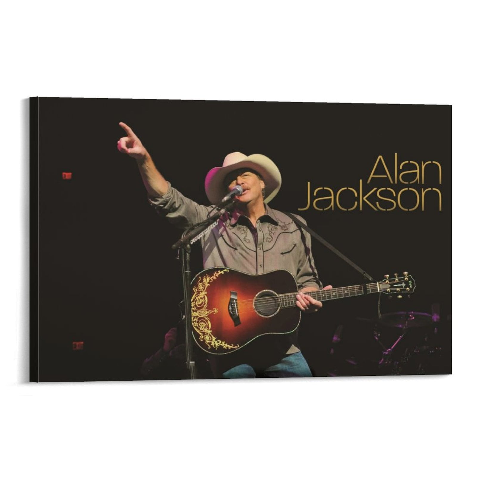 Alan Jackson Art Country Singer Poster (6) Print Photo Art Painting ...