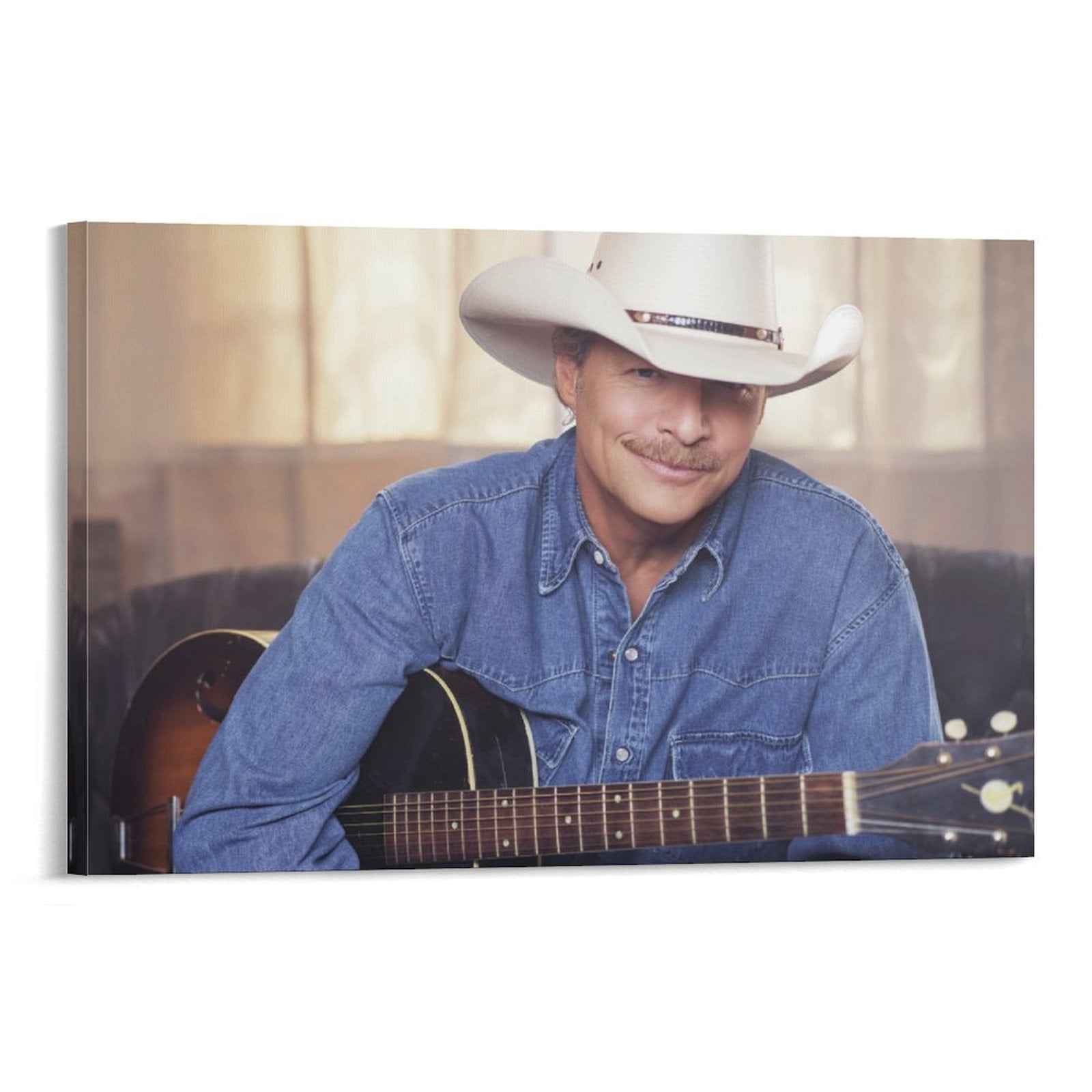 Alan Jackson Art Country Singer Poster (8) Artworks Canvas Poster Room ...