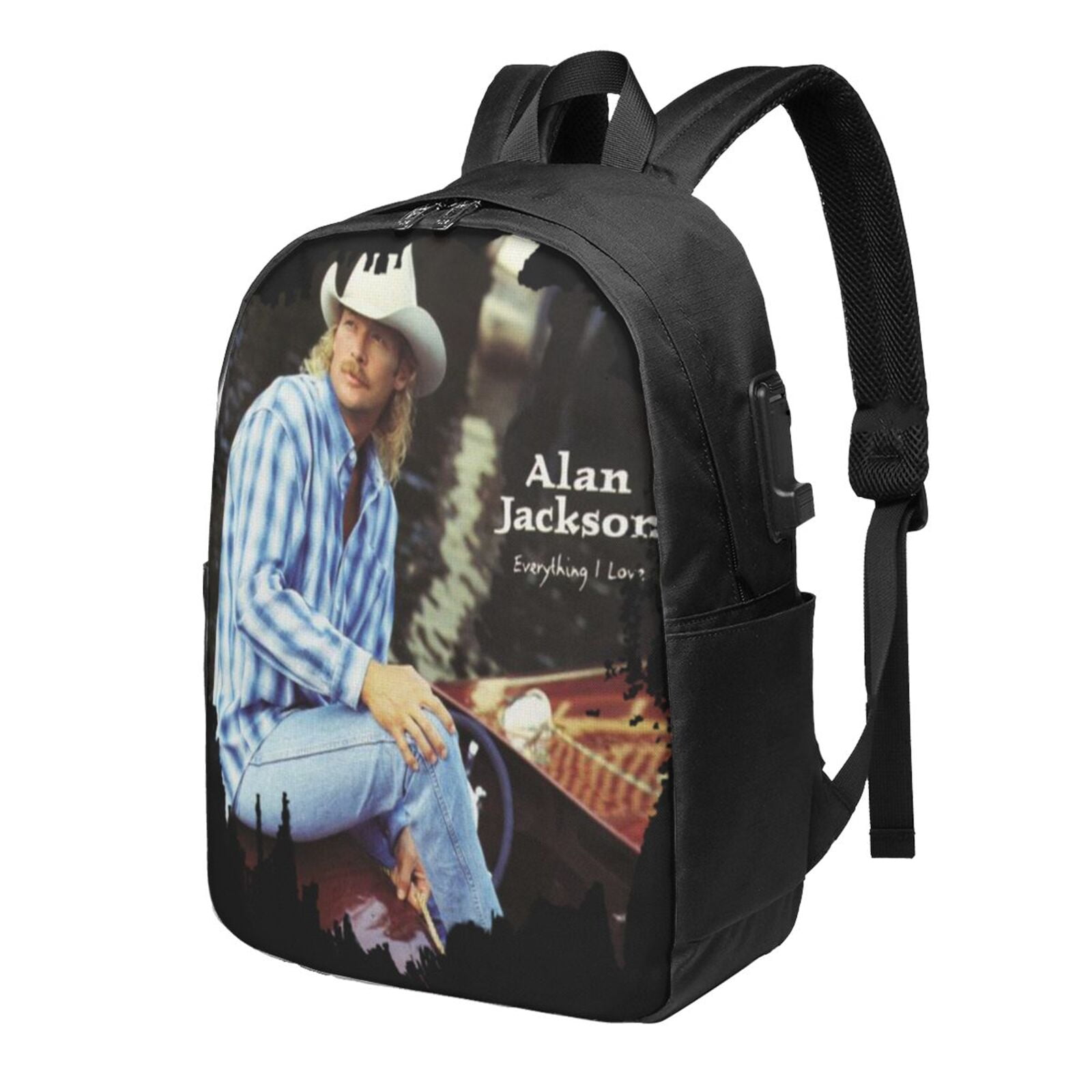 Alan Jackson Backpack Fashion Travel Backpack Laptop Backpack 17 Inch ...