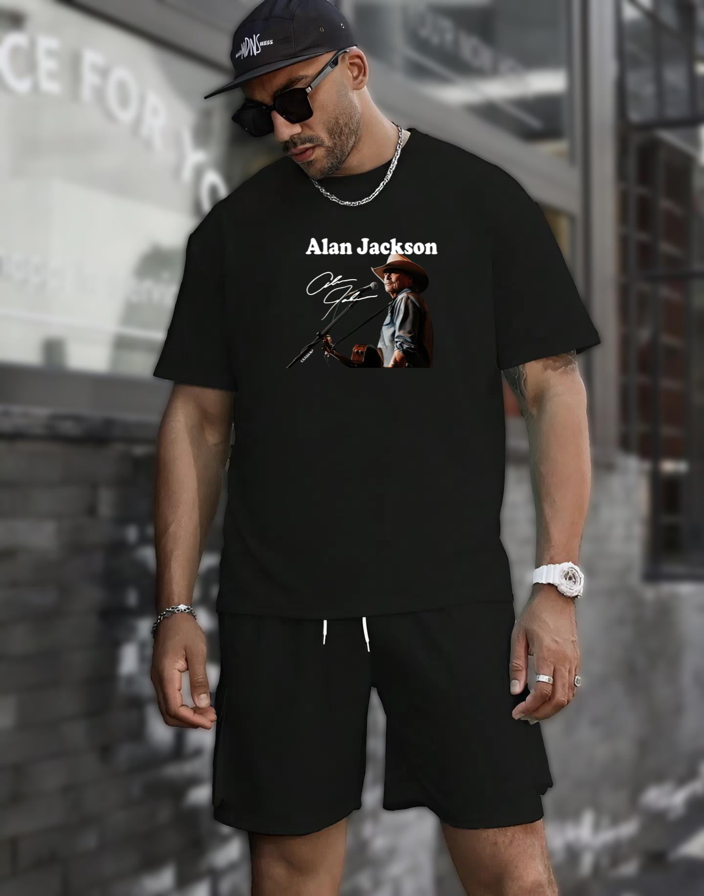 Alan Jackson Last Call One More For The Road Tour Concert Fan T-Shirt ...