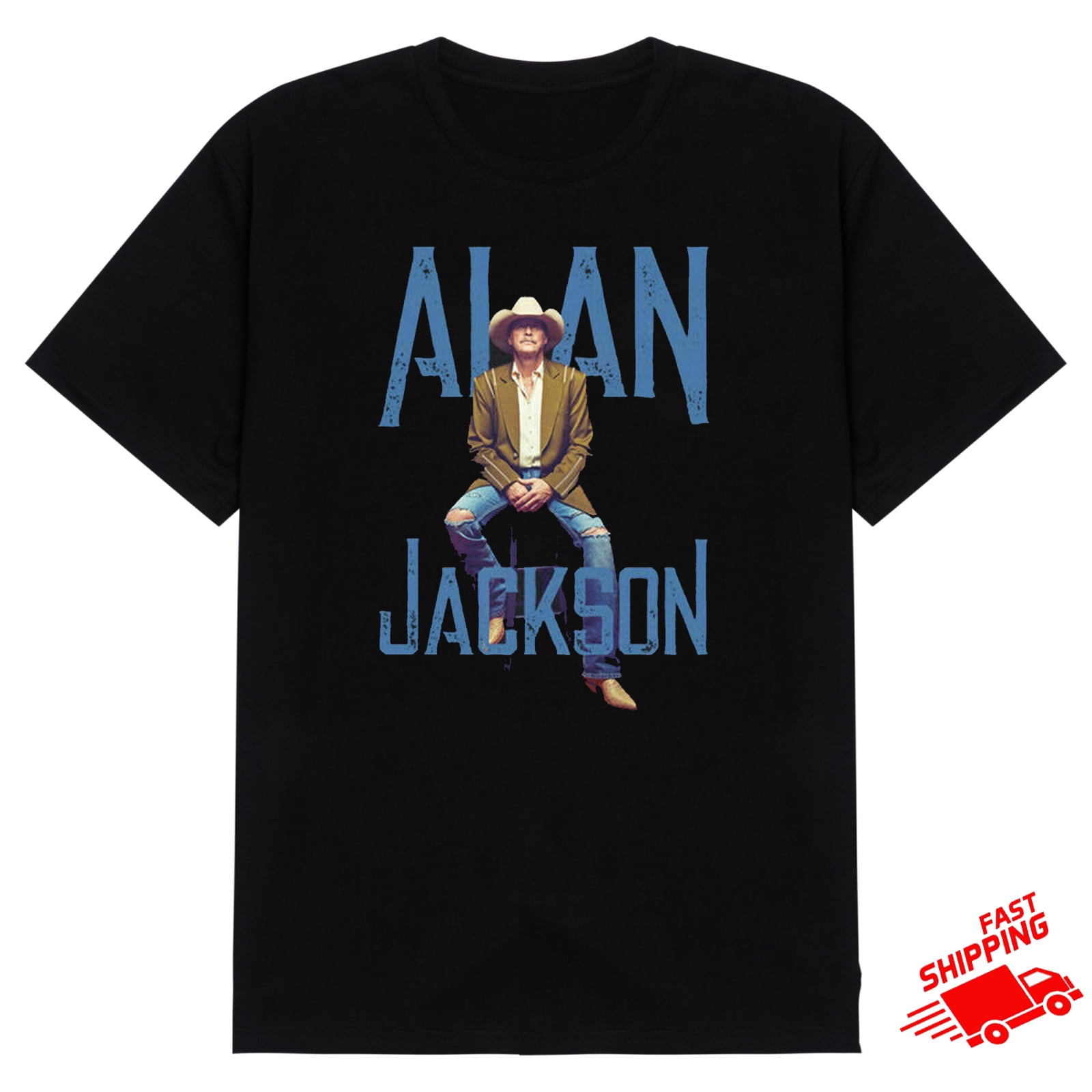 Alan Jackson The Tour Tour Album Black Unisex All Size T-shirt J908 ...