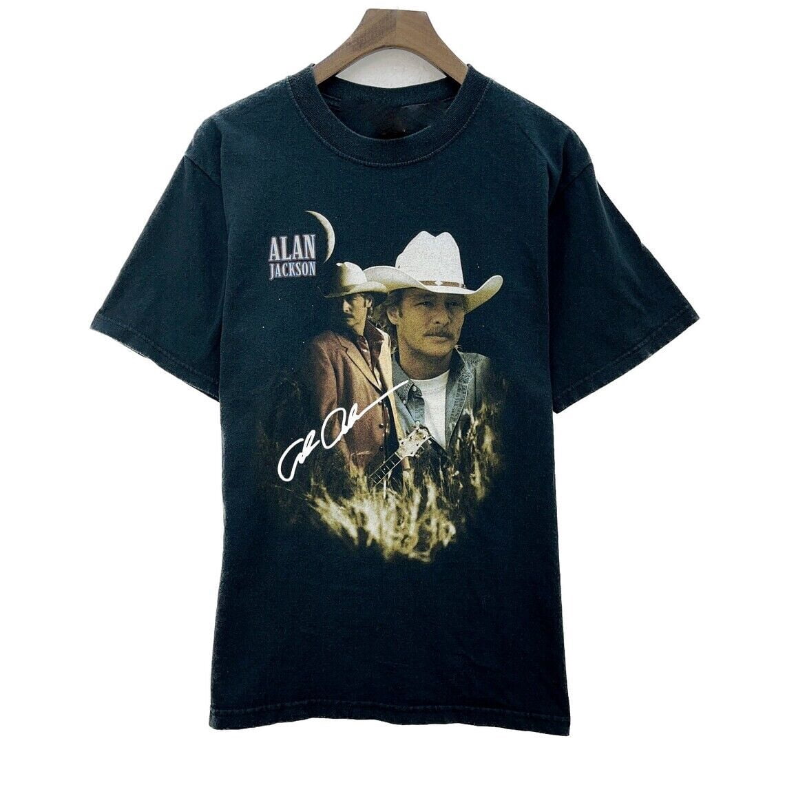 Alan Jackson Tour Y2K Western Country Cotton Black S-5XL Unisex Shirt ...