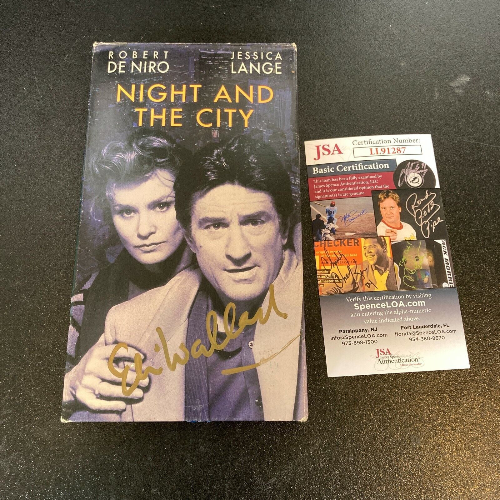 Alan King Eli Wallach Signed Night The City VHS Movie JSA COA - Walmart.com