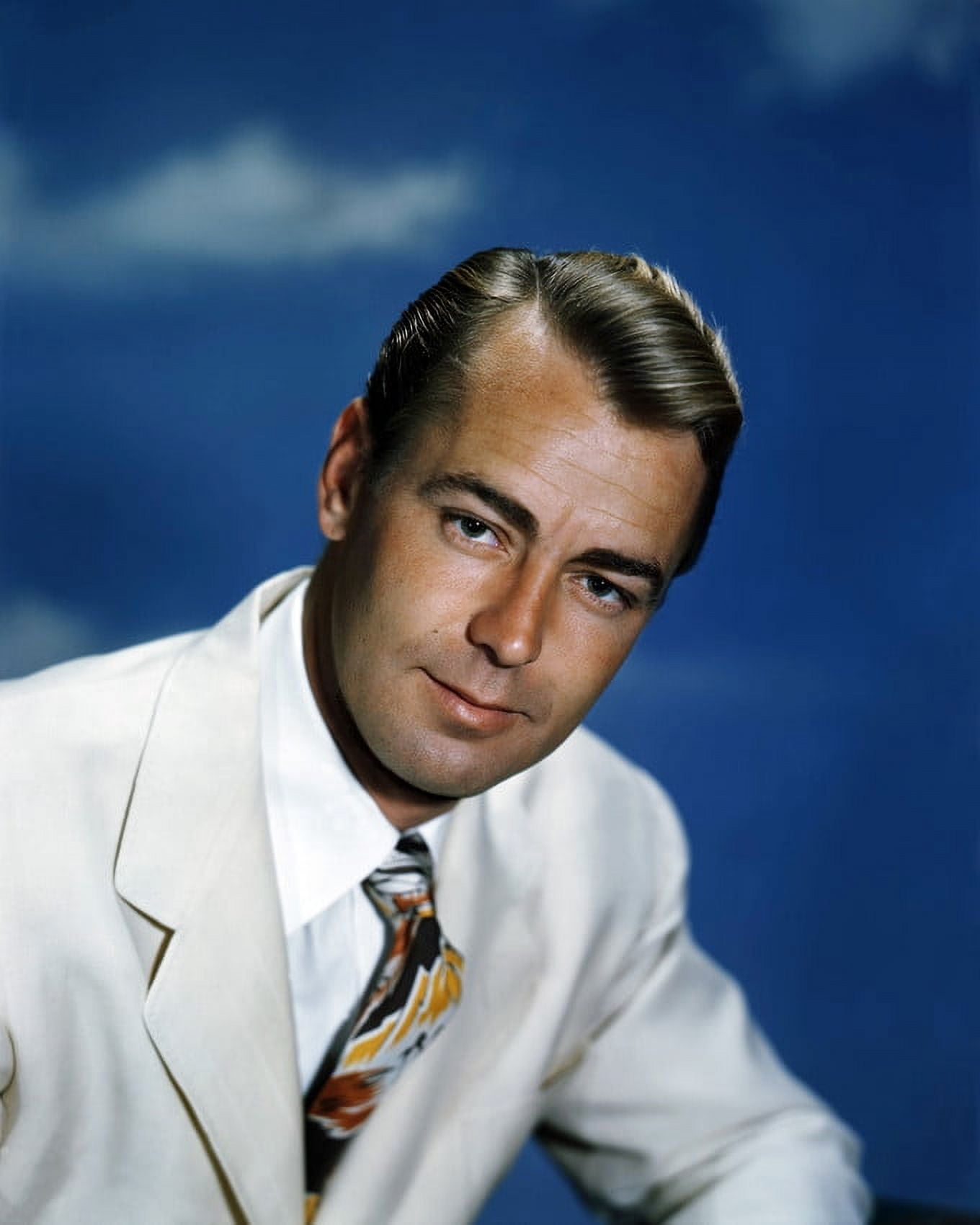 Alan Ladd Handsome Studio Portrait Rich Color 24X36 POSTER - Walmart.com