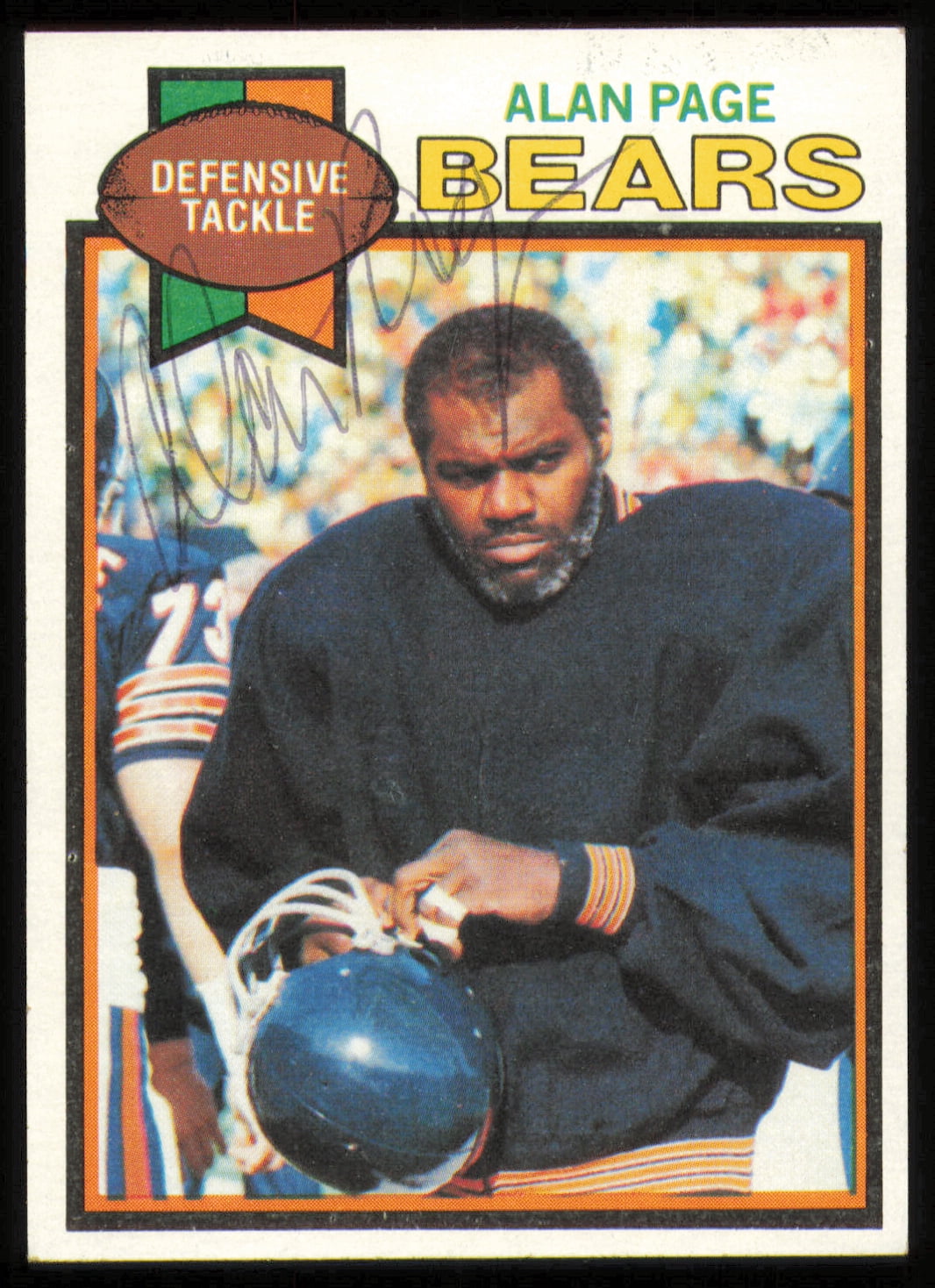 Alan Page Autographed 1979 Topps Card #15 Chicago Bears SKU #254842 ...