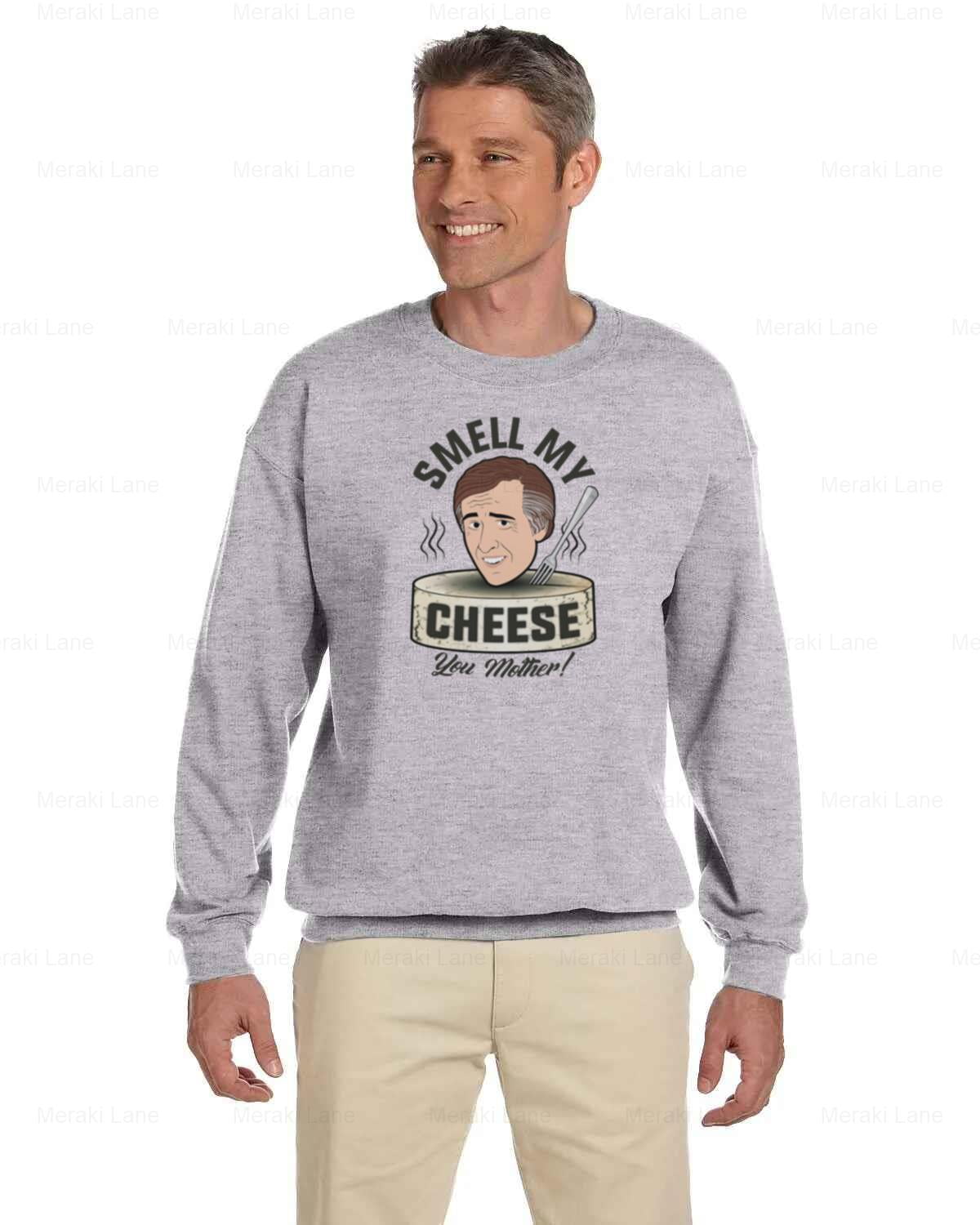 Alan Partridge Smell My Cheese You Mother Coogan Quote Sweatshirt ...