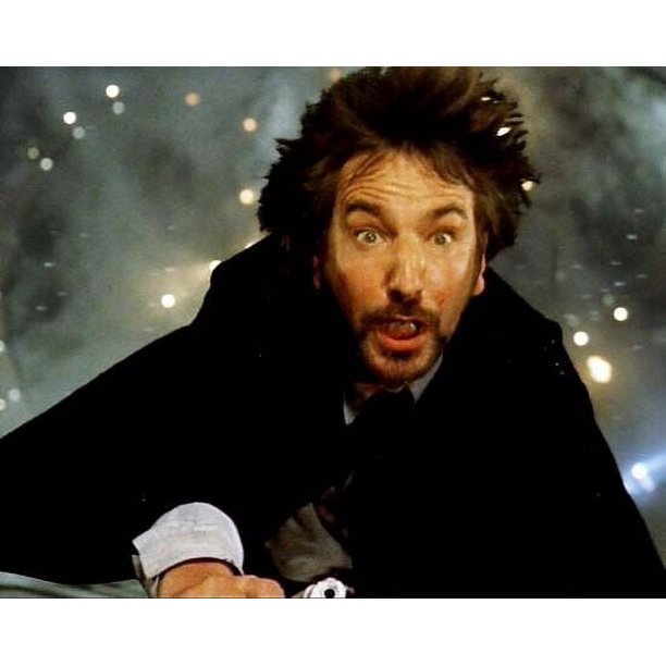 Alan Rickman final scene as Hans Gruber falling in Die Hard 16x20 ...