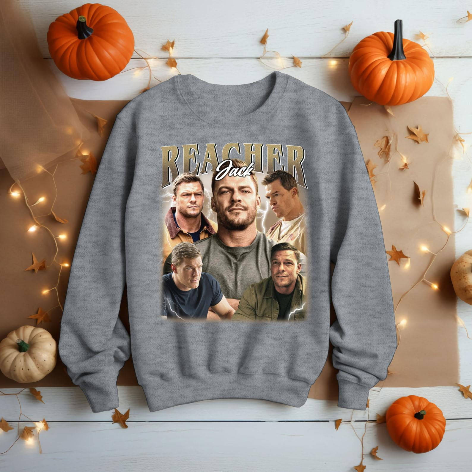 Alan Ritchson Jack Reacher Unisex Softstyle Vintage Shirt, Gift For ...