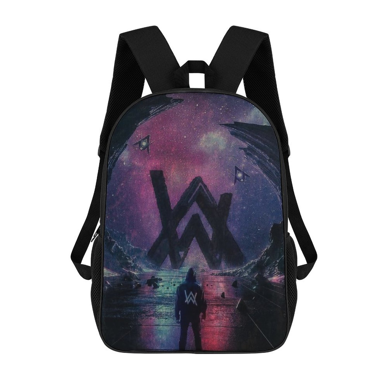 Alan Walker 17 Inch Large Capacity Backpack,casual Travel Backpack ...