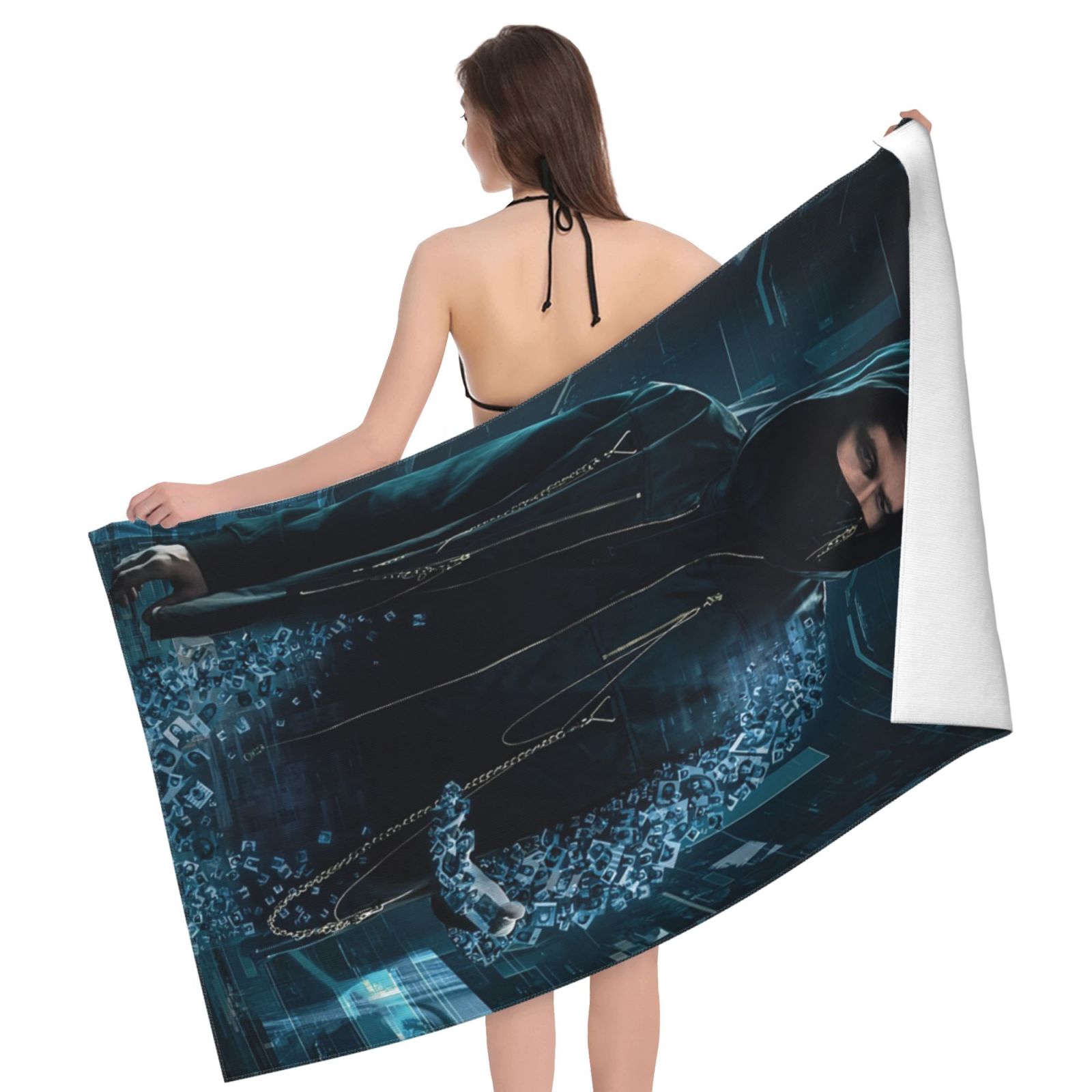 Alan Walker Anime Towel Absorption Quick Dry Absorption Luxury Beach ...