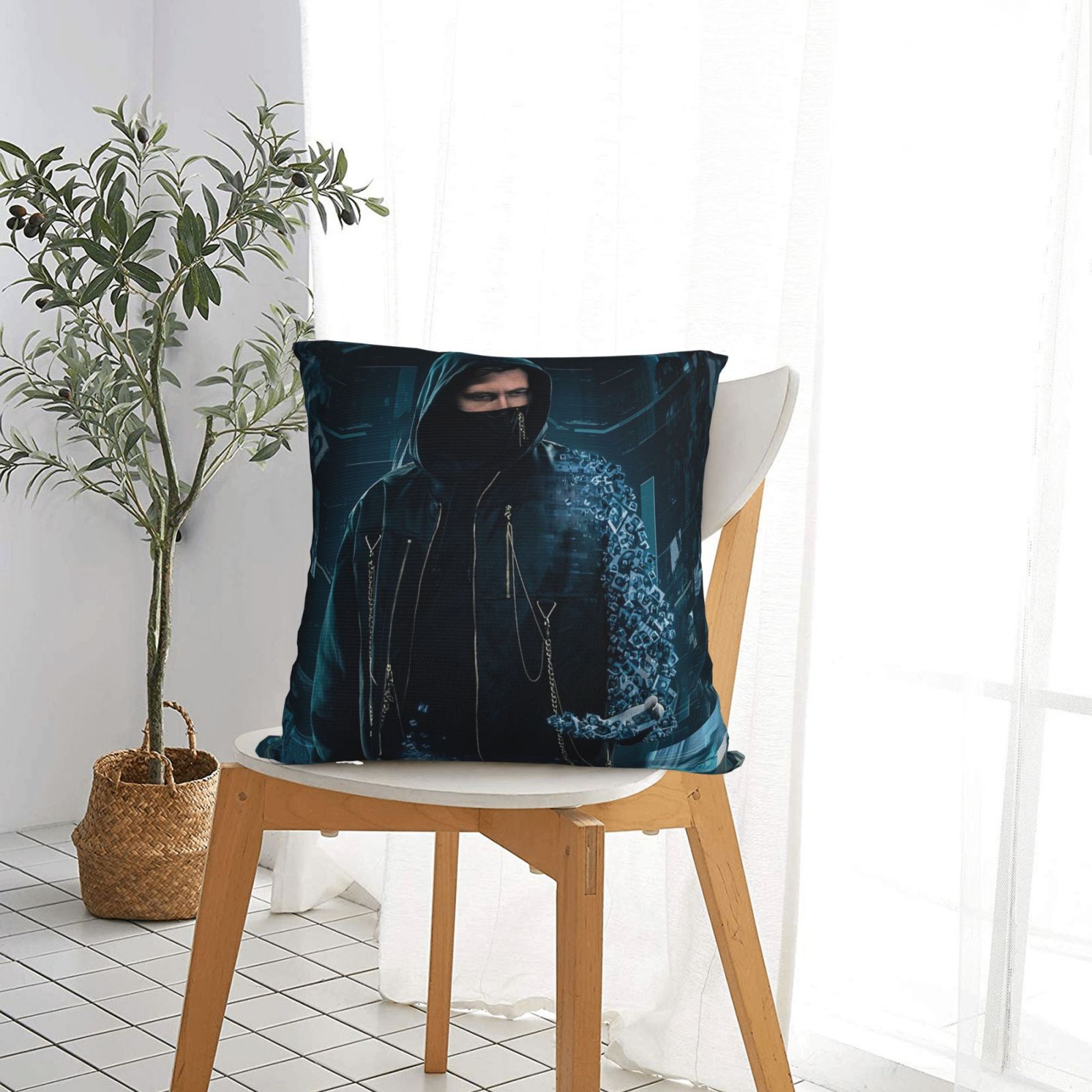 Alan Walker Throw Pillow Band Covers Decorative Pillowcase Square ...