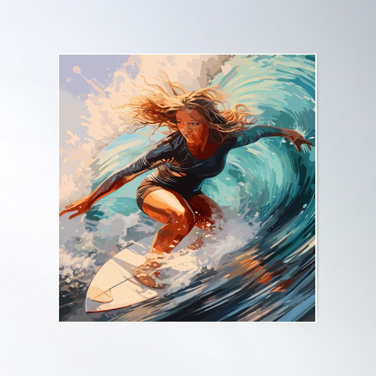 Alana Poster Wall Art, Modern Wall Decor For Living Room Bedroom, 12x18 ...