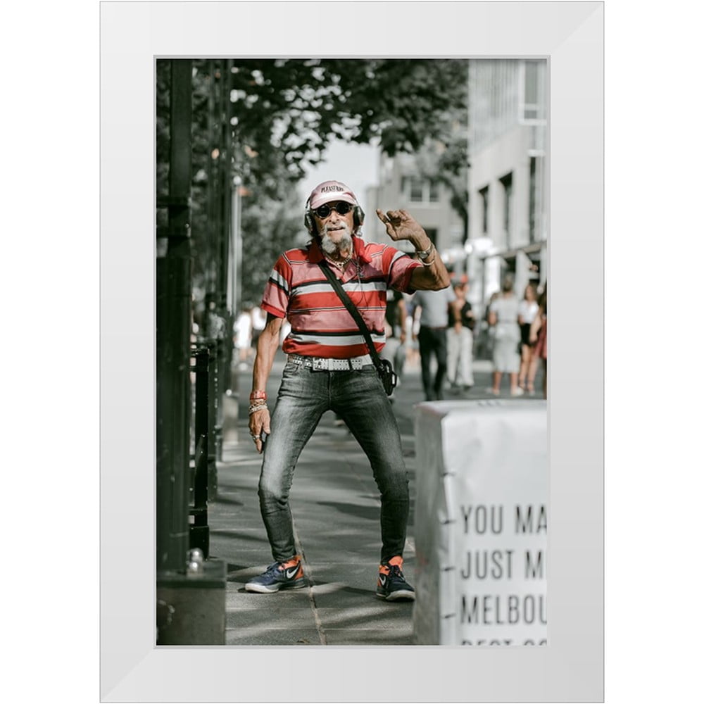 Alanazi, Mohammad 17x24 White Modern Wood Framed Museum Art Print ...