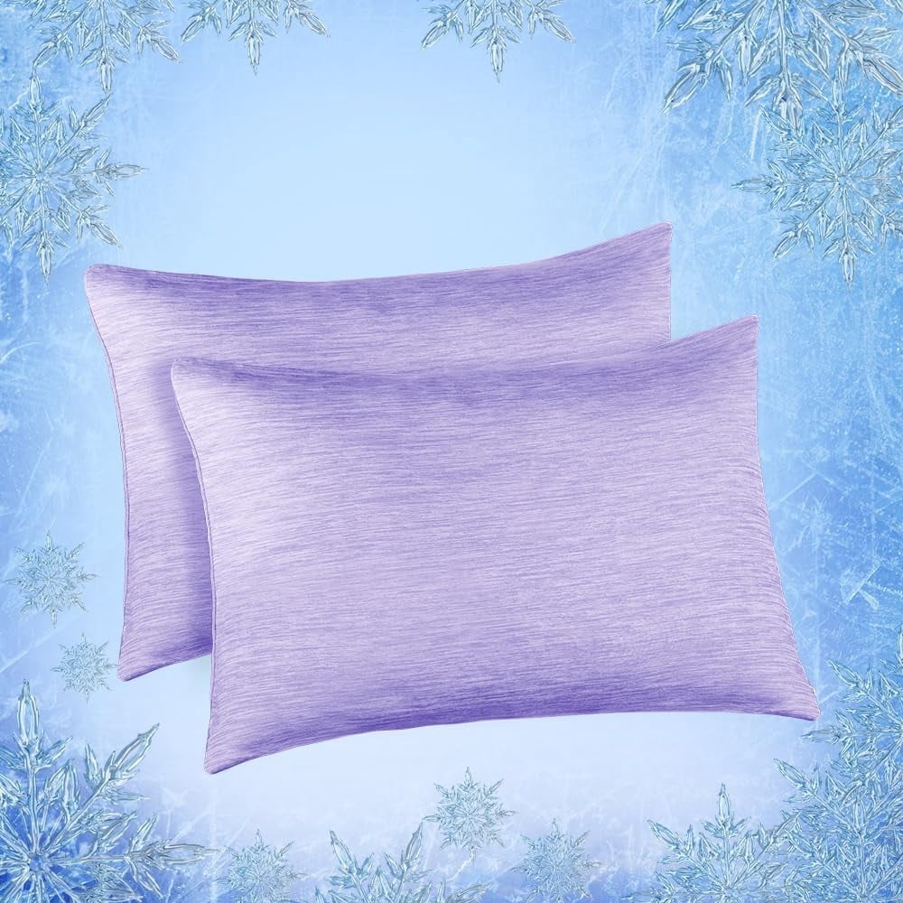 Alanda Cooling Pillowcase Queen Size, Arc-Chill Cooling Pillowcase ...