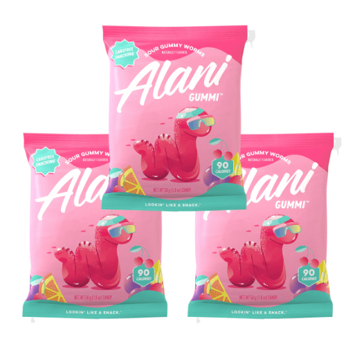 Alani Gummi Sour Gummy Worms 3 Pack 1.8 OZ - Walmart.com