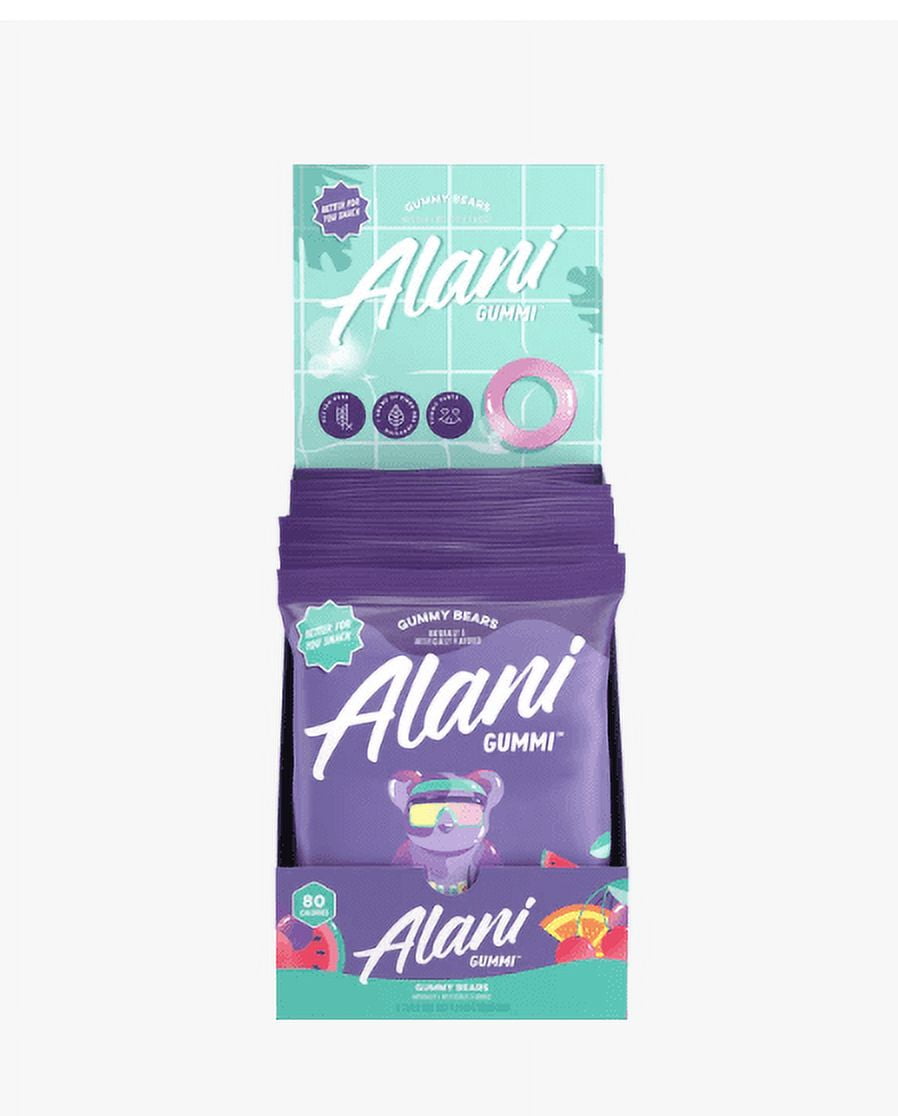 Alani Nu Gummi Gummy Bears Watermelon, Grape & Fruit Punch 12 Count 1.8 ...
