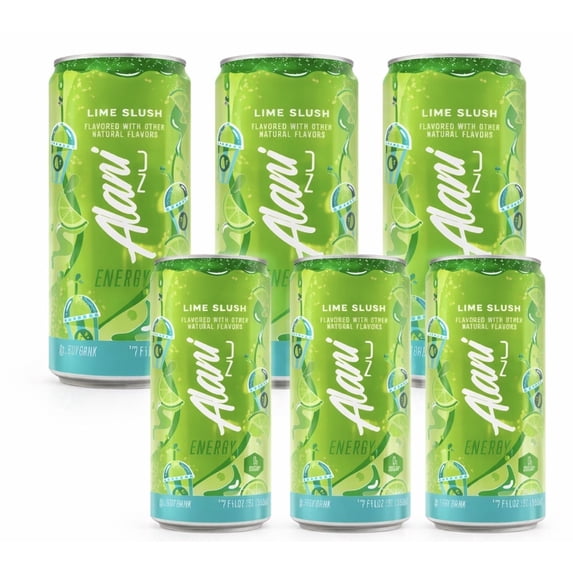 Alani Nu, Energy Drink, Lime Slush 6 Pack, 12 Fl Oz - Walmart.com