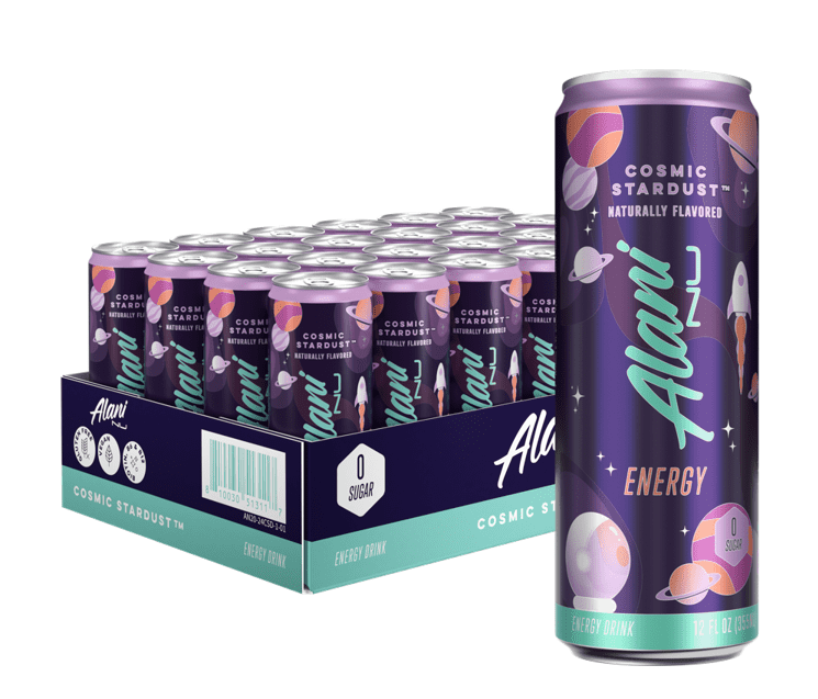 Alani Nu Cosmic Stardust Sugar-Free Energy Drink, 12oz cans 24-pack ...