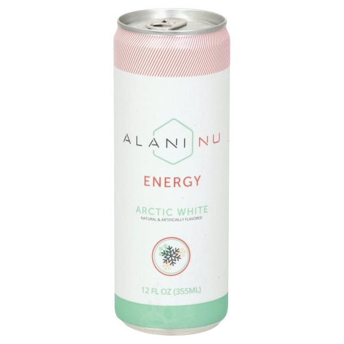 Alani Nu Energy Drink - Arctic White - 12oz Cans (Single Cans ...
