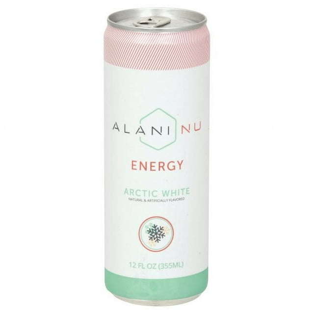Alani Nu Energy Drink - Arctic White - 12oz Cans (Single Cans ...