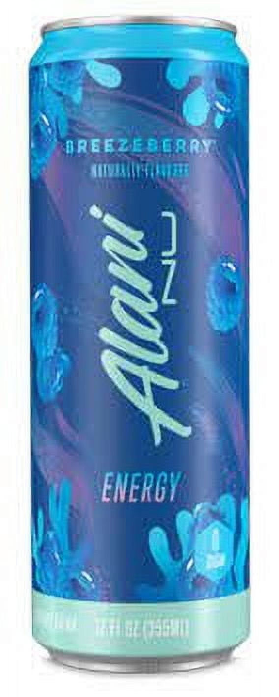 Alani Nu Energy Drink, Breezeberry Flavor, 12oz Cans, 200mg Caffeine ...