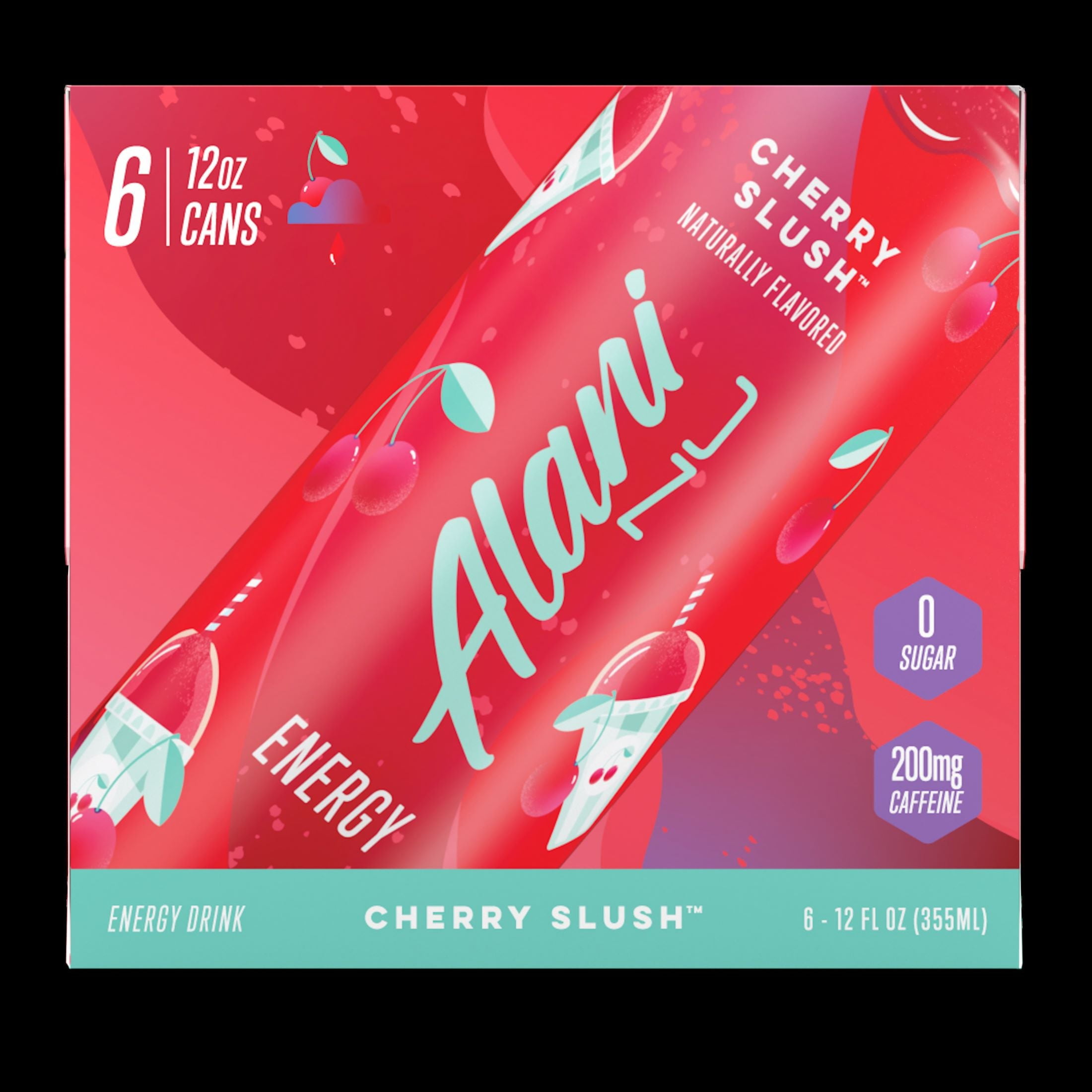 Alani Nu - Homestyle Cherry Slush Energy Drink, 6 Pack, 12 fl oz Cans ...