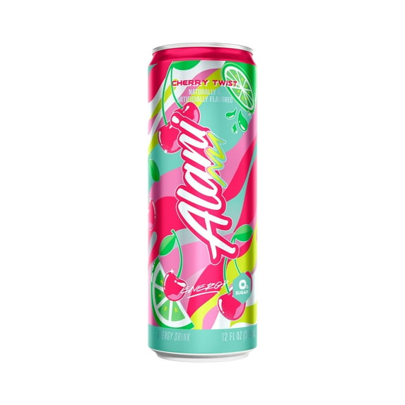 Alani Nu Cherry Twist Energy Drink 12 fl oz Can with 200mg Caffeine ...