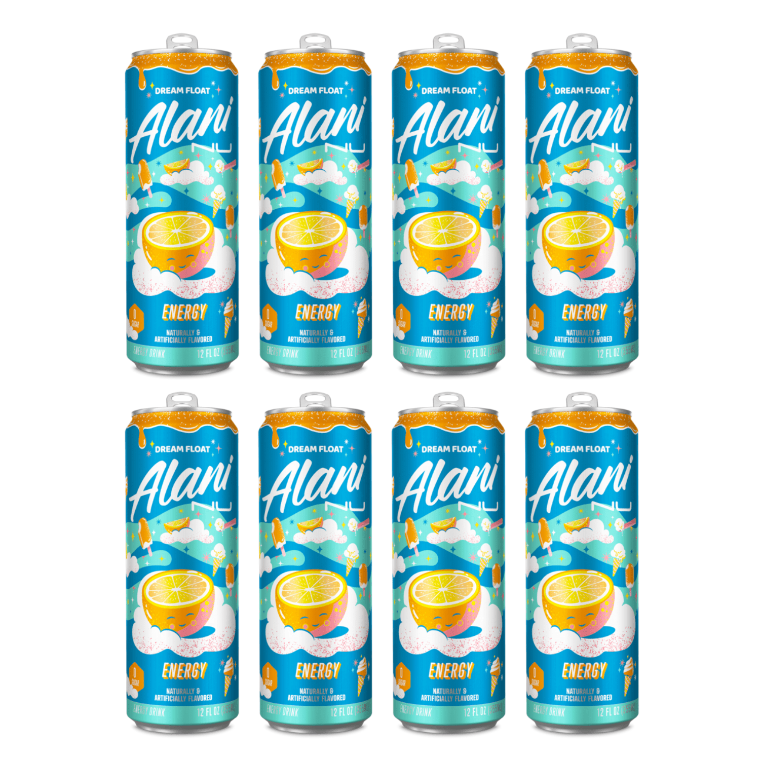Alani Nu Energy Drink Dream Float Creamsicle Inspired Flavor 12 fl oz ...