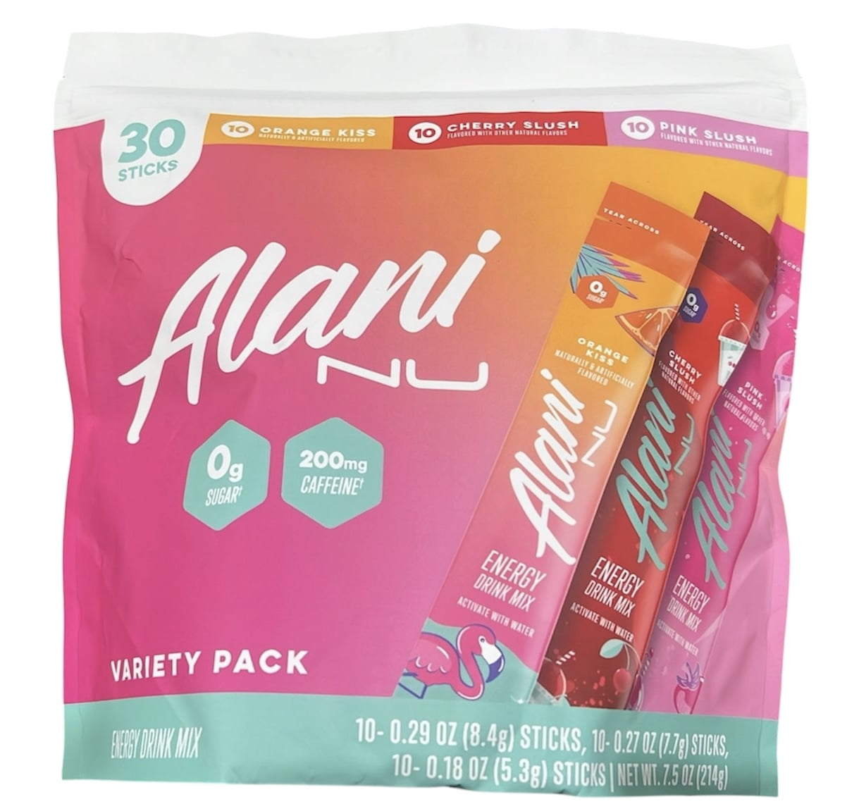 Alani Nu Energy Drink Mix Variety Pack, 30 Pack 7.5 oz - Walmart.com