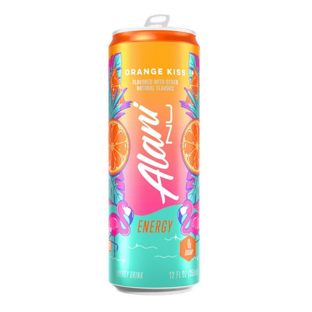 Alani Nu Energy Drink, NEW Orange Kiss, 12 fl oz (Single Can) - Walmart ...