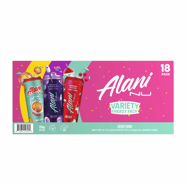 Alani Nu Energy Drink, Variety Pack, 12 fl oz, 18-count - Walmart.com