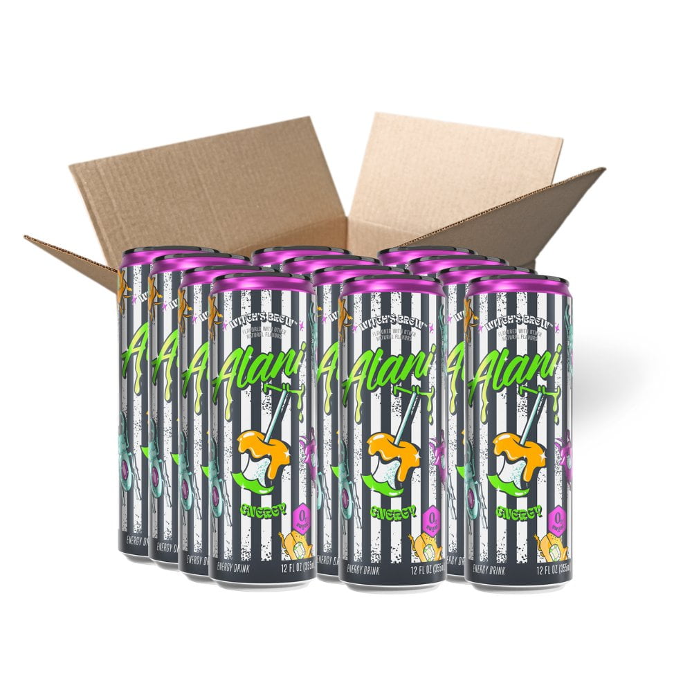 Alani Nu Energy Drink Witch's Brew Limited Edition Beetle Juice 12 oz ...