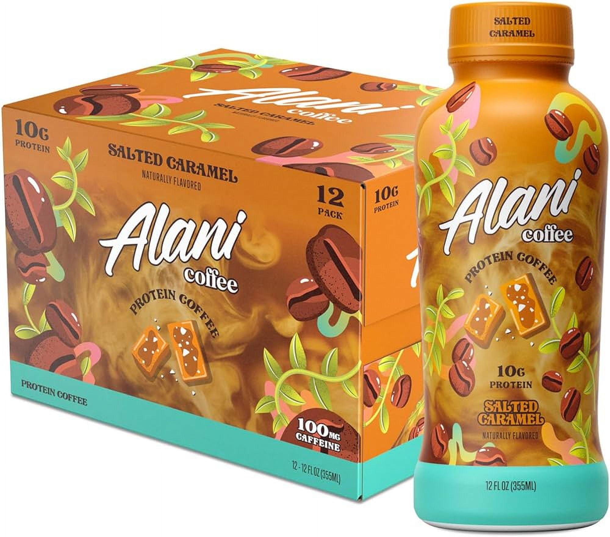 Alani Nu Protein Coffee SALTED CARAMEL | Ready To Drink Cold Brew with ...