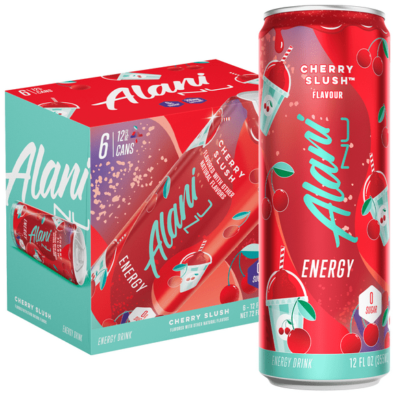 Alani Nu Energy Drink - Fast Boost, Pink Slush Flavor, Zero Sugar ...