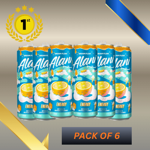 Alani Nu Sugar-Free Energy Drink – Dream Float Flavor, 12 fl oz Cans, 6 Pack – 200mg Caffeine ...