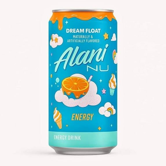 Alani Nu Sugar Free Energy Drink Mini, Dream Float, 8.4 fl oz, Can ...