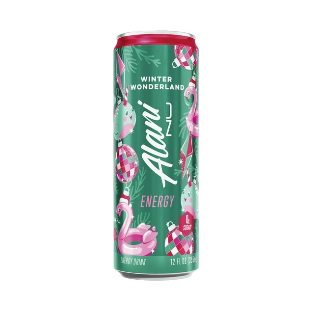 Alani Nu Sugar-Free Energy Drink, Winter Wonderland 12 fl oz (Single ...