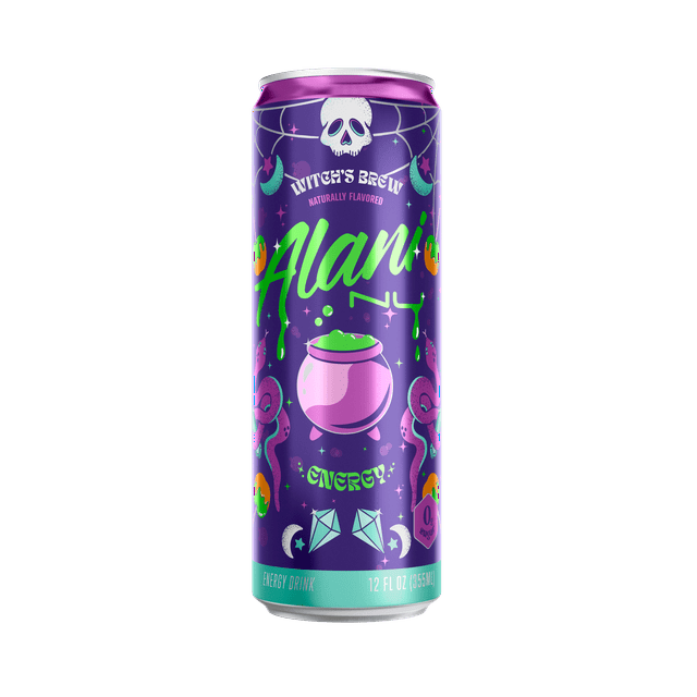 Alani Nu Sugar-Free Energy Drink, Witch's Brew, 12oz Can (1 can) - Walmart.com