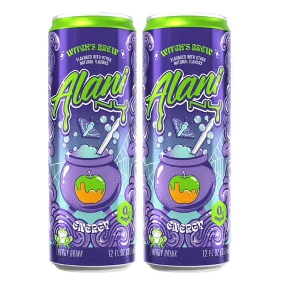 Alani Nu Sugar-Free Energy Drink, Limited Edition Fall Flavor, Witch's ...