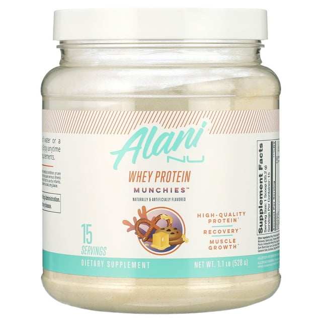 Alani Nu Whey Protein Powder, 22g Fast-digesting Protein, Low Fat, 1g ...