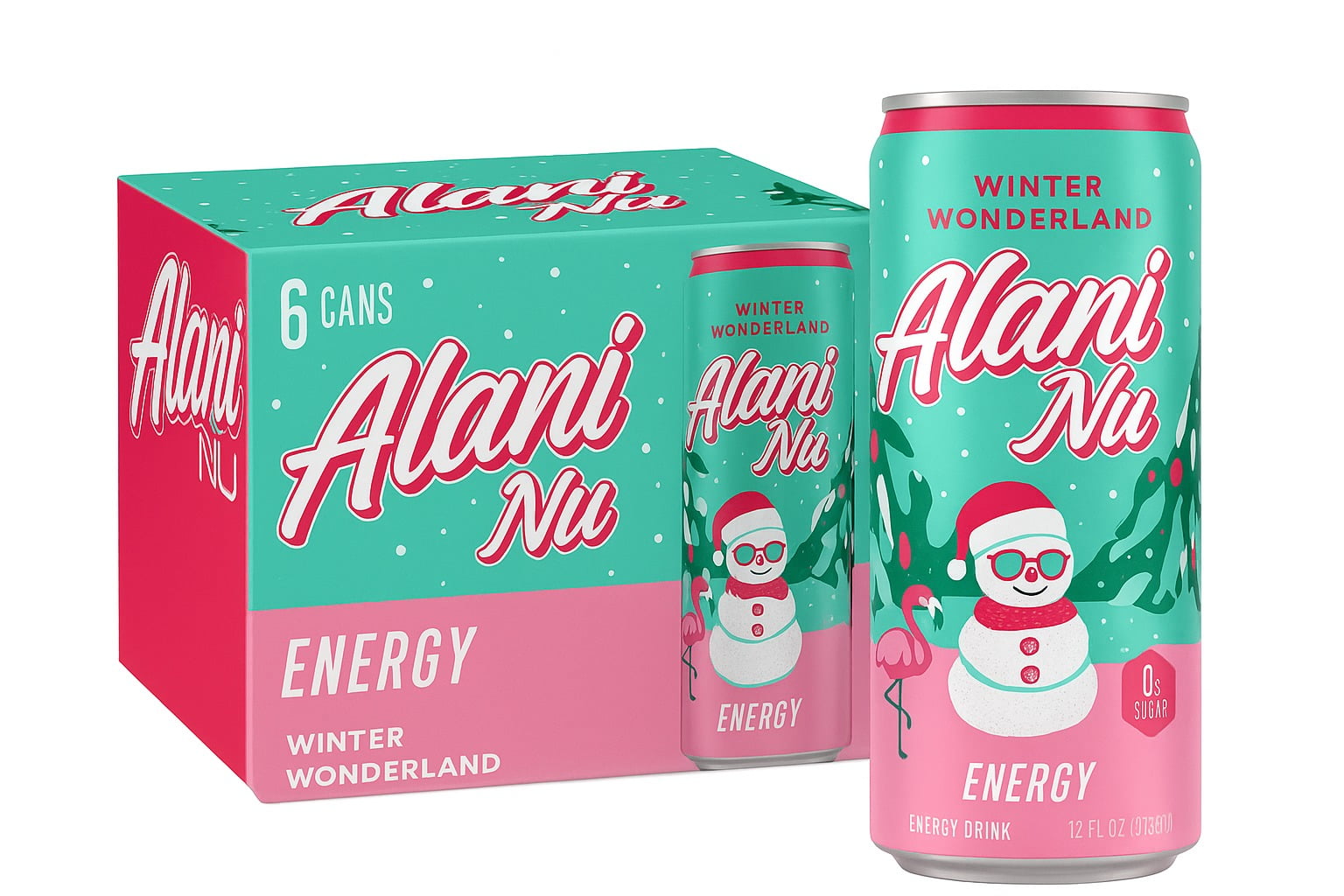 Alani Nu Winter Wonderland Energy Drink – Limited Edition, 12 fl oz 06 ...